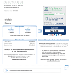 ONLINE PAYMENTS - Peachtree Spine & Sports Physicians